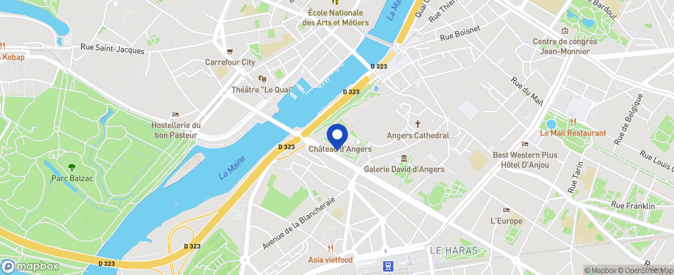 Kasteel van Angers, Bezoek aan het Kasteel van de Hertogen van Anjou ...